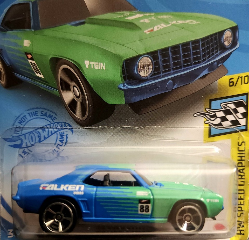 2021 Hot Wheels '69 Copo Camaro HW Speed Graphics #6/10 Green Finish | eBay