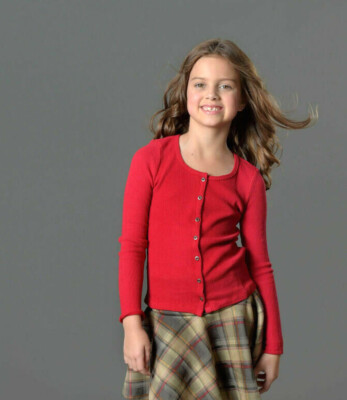 ️ NEW Ragdoll & Rockets Red Button Down Tween Girls Top Long Sleeve 10/ ...