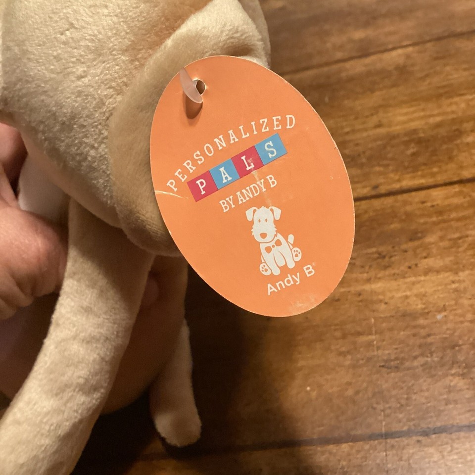 Andrew & Blaine Plush Andy B 12" Dog A On Chest Barnes And Noble ...