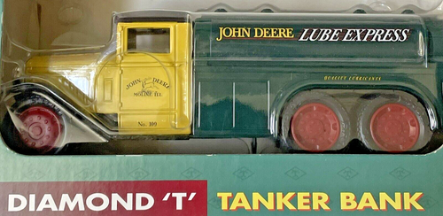NEW ERTL John Deere Lube Express 1930 Diamond 'T' Tanker Bank 1/40 ...