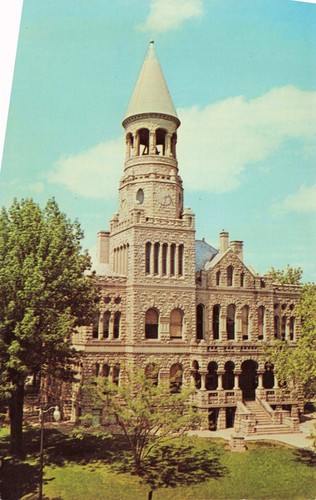 Salem Indiana Washington County Courthouse Vintage Standard Postcard ...
