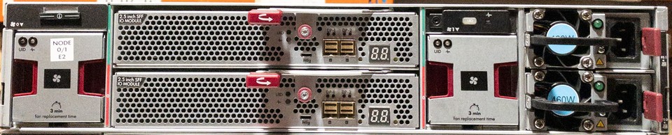 HP 3PAR StoreServ 20000 SAN 4x C8S87-63004 12x E7Y15-63002 w/ 2x E7W10 ...