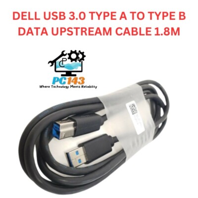 DELL USB 3.0 TYPE A TO TYPE B DATA UPSTREAM CABLE 1.8M | eBay