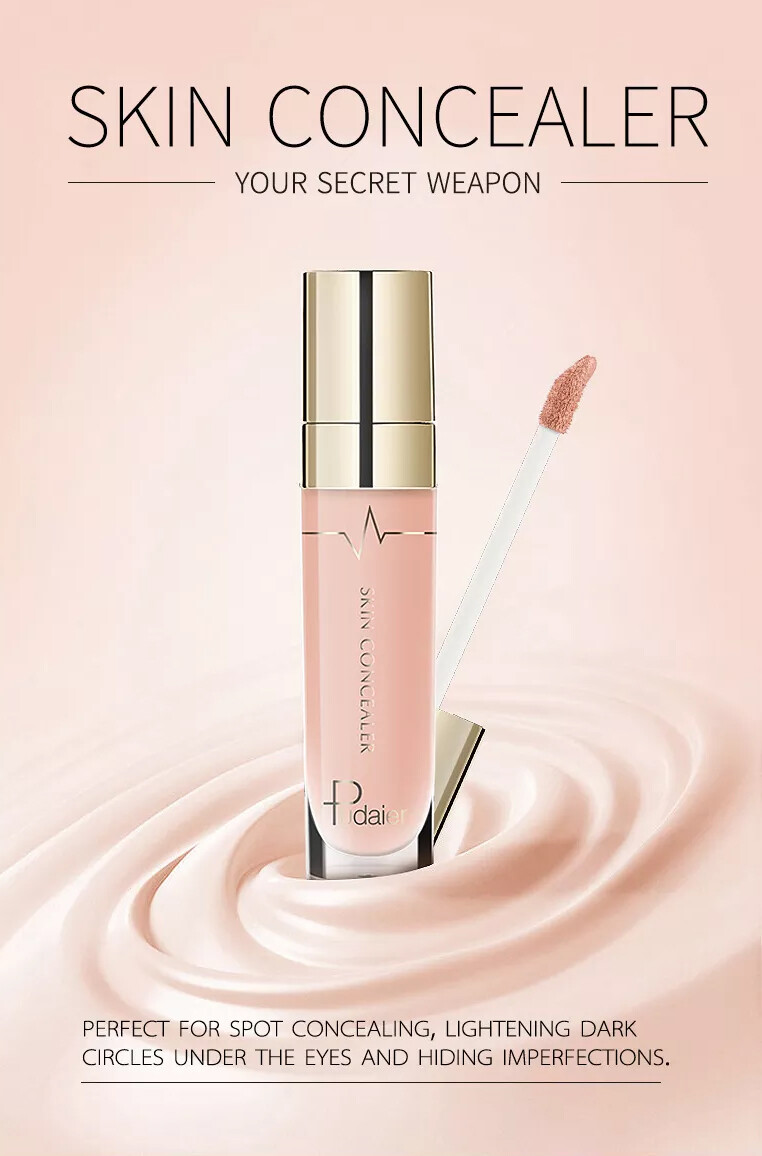 Pudaier Liquid Foundation Concealer Long Lasting Waterproof Full ...