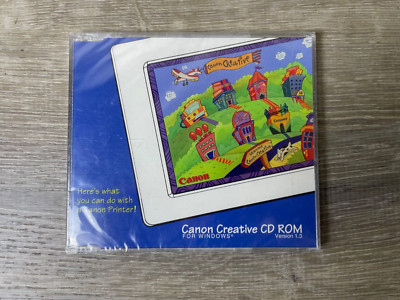 Canon Creative CD Rom For Windows Version 1.3 1996 SEALED | eBay