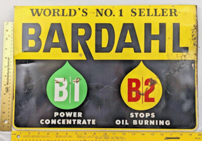 Bardahl Rack Sign 13 1/2 x 20" Original | eBay