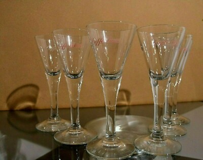 Set x6 Vasos Vintage Pousse Cafe 70/80 Shot "Publicidad Café Panci ...
