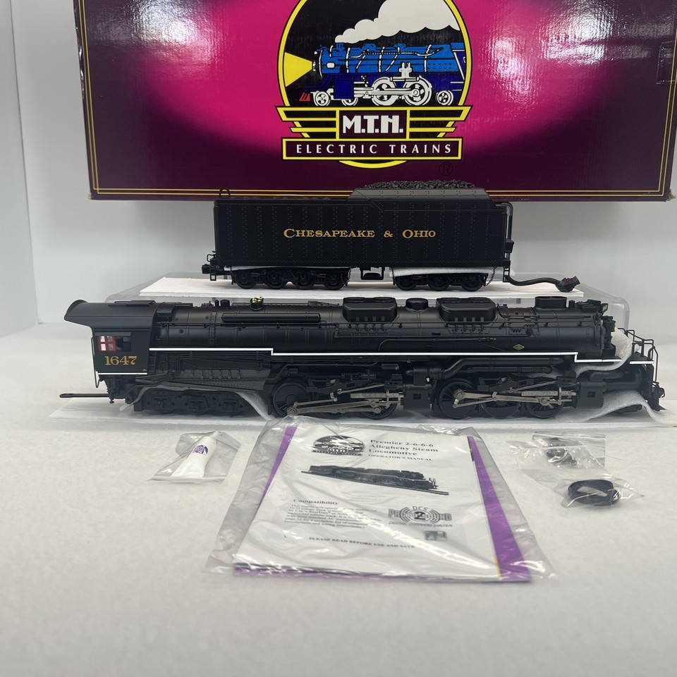 MTH Premier 20-3115-1 Chesapeake & Ohio Allegheny 2-6-6-6 Steam PS.2 O ...