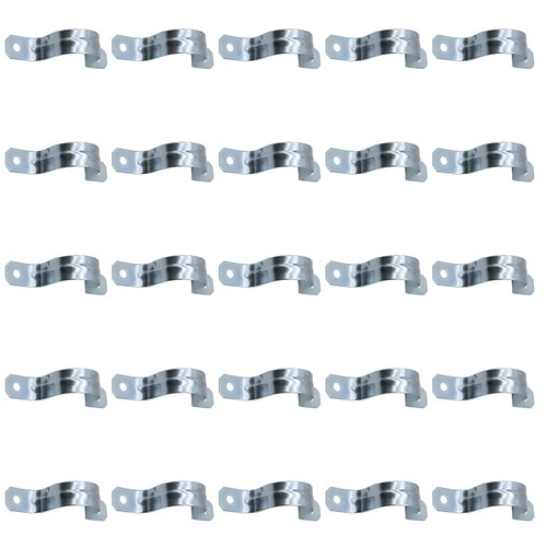 1-1/4 Inch Zinc-Plated Steel Conduit Straps, 2 Holes Cable U Bracket ...