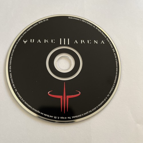 Quake III 3 Arena PC CD-ROM 1999 id Software Computer Game Disc Only | eBay