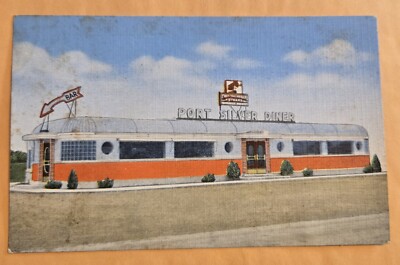 Vintage Postcard Port Silver Diner MILWAUKEE Wisconsin Roadside AS IS ...