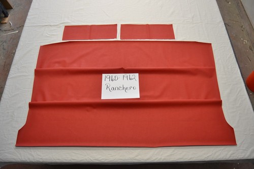 1960 60 1961 61 1962 62 FORD RANCHERO BRIGHT RED HEADLINER USA MADE TOP ...