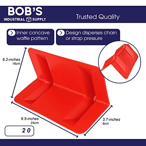 BISupply Plastic Edge Protector Cargo Corner Guards 20pk - Load Strap ...