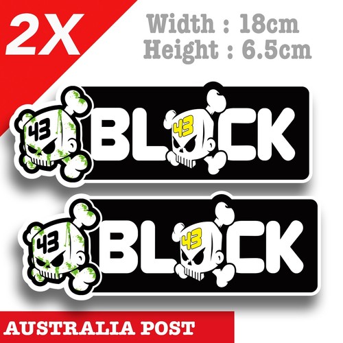Ken Block 43 Ken Block Skull Logo JDM DRIFT Black Banner Decal Stickers ...