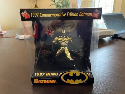 VINTAGE Kenner 1997 Commemorative Edition Batman METALLIC GOLD Figure ...