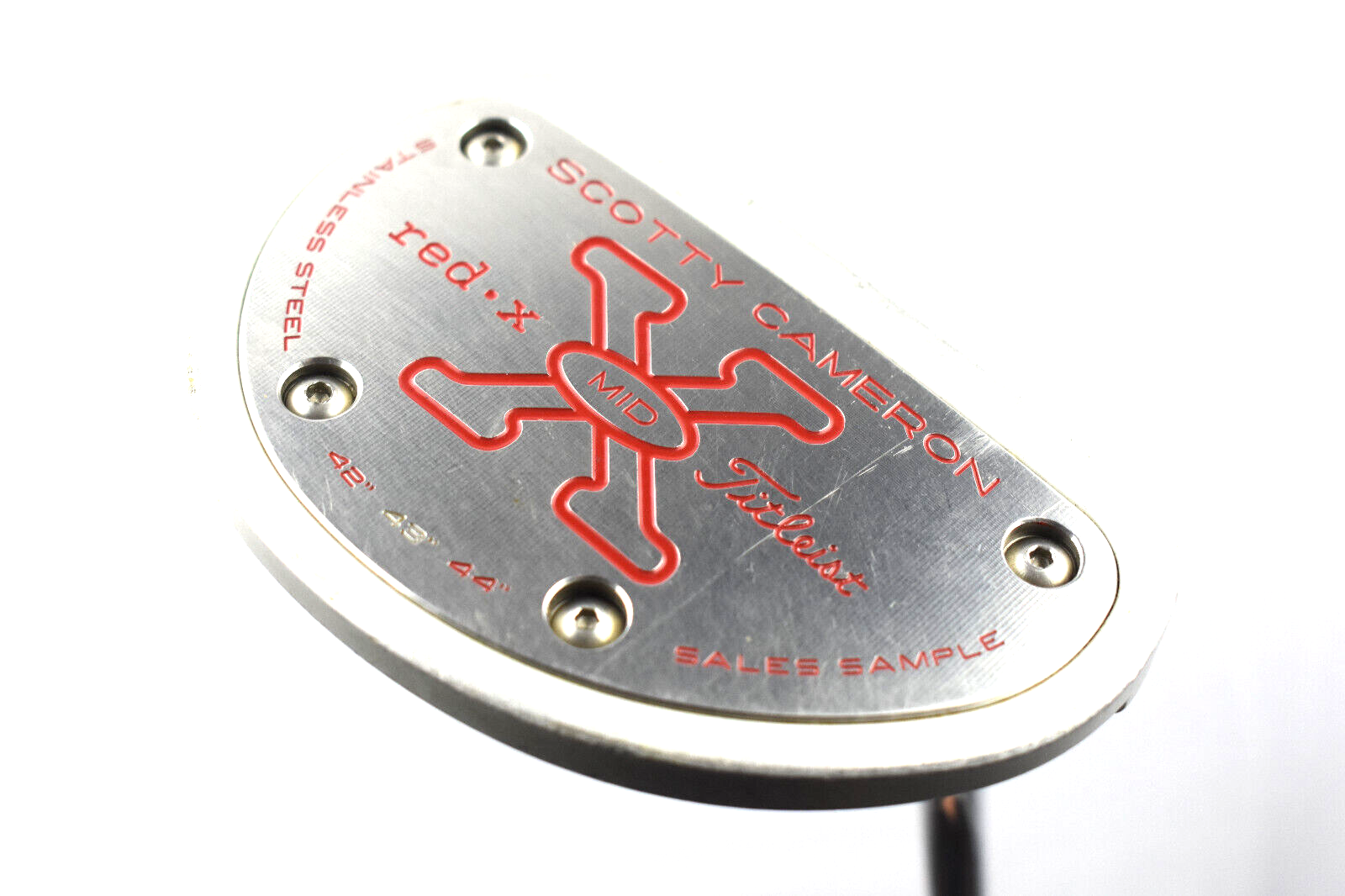 RARE Scotty Cameron Red X Mid Sales Sample Putter 43"inches w/Cover | eBay