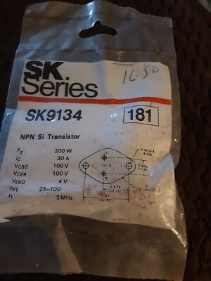 SK 3036/SK 9134/NTE 181 Transistor | eBay