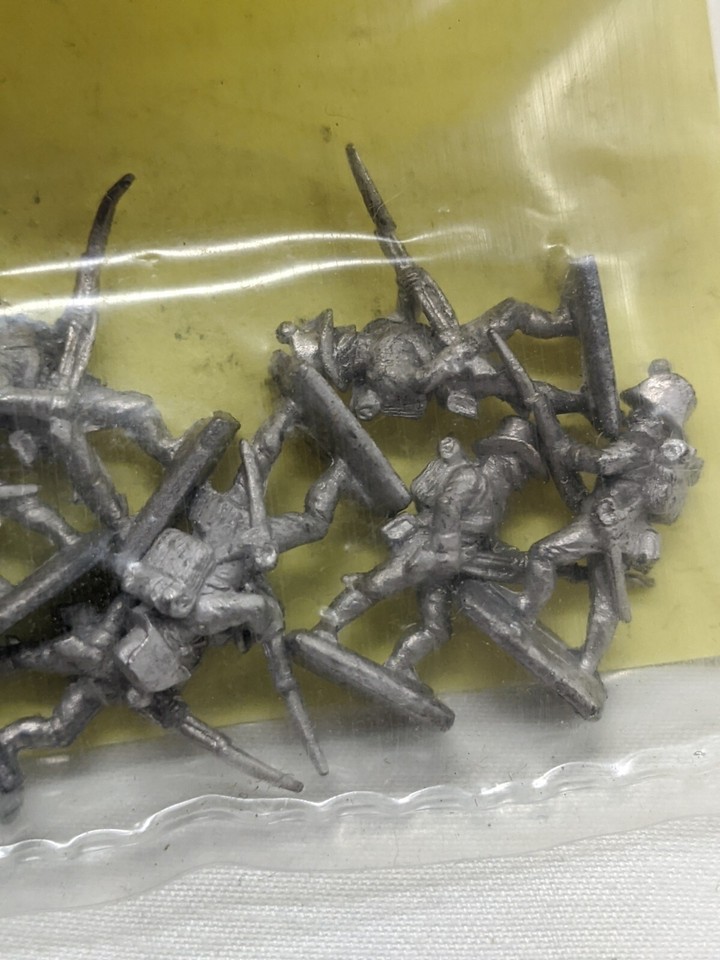 Lot Of (2)Minifigs Rifle Infantry Metal Wargaming Miniatures Miniature ...