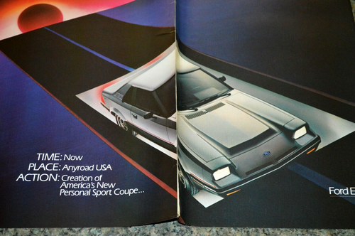 1982 FORD EXP ORIGINAL FOLDOUT ADVERTISEMENT AD PRINT-82 TR★★ | eBay