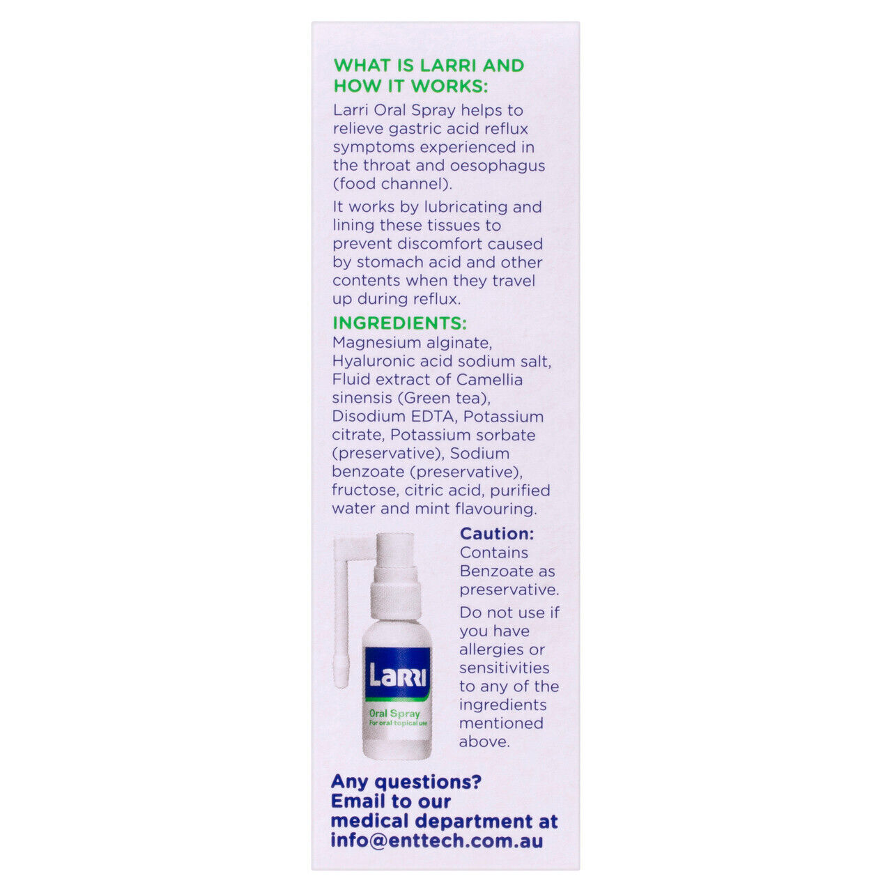 * Larri Gastric Reflux Oral Spray 30mL | eBay Australia