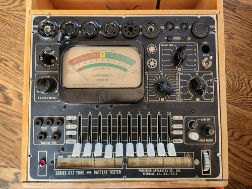 Vintage Precision Apparatus 612 Tube Tester. | eBay