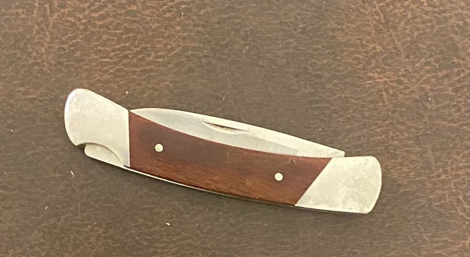 Buck 501 USA Year 1987 Wood Handle Single Blade Folding Knife | eBay