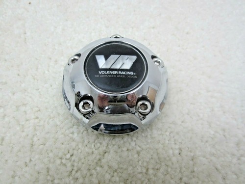 VOLKNER RACING TR-05 CUSTOM ALLOY WHEEL SNAP ON CHROME CENTER CAP #2A ...