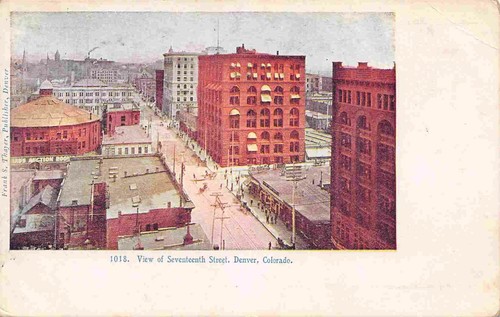 Seventeenth Street Aerial View Denver Colorado 1908 postcard | eBay