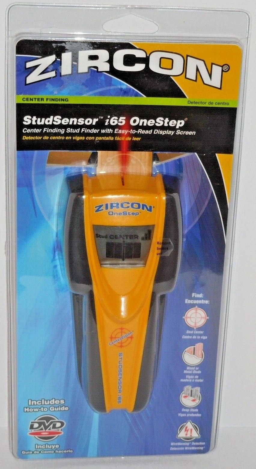 ZIRCON STUDSENSOR i65 ONE STEP CENTER FINDING WOOD/METAL DVD HOW TO ...