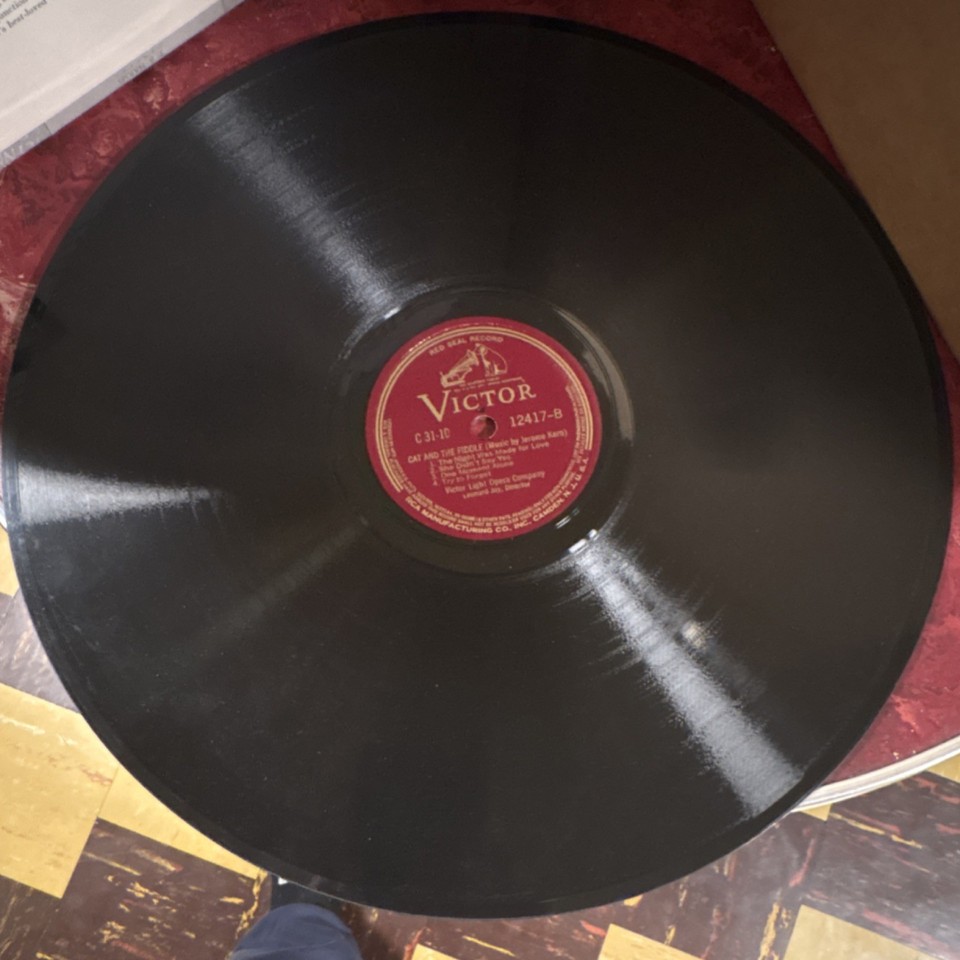 Victor Gems from Jerome Kern Musical Shows 12" 78 RPM Shellac Box Set ...