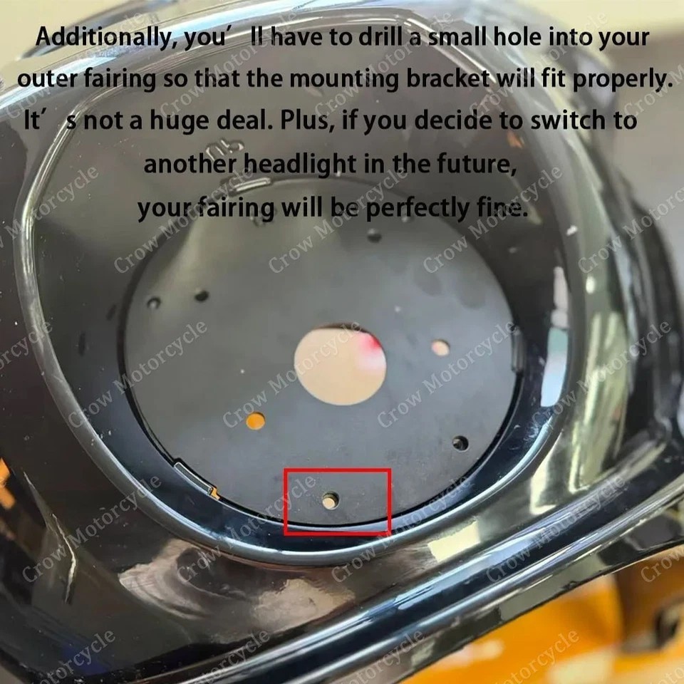 Front LED Headlight Low/High Beam For Harley Dyna Switchback (FLD) 2012 ...