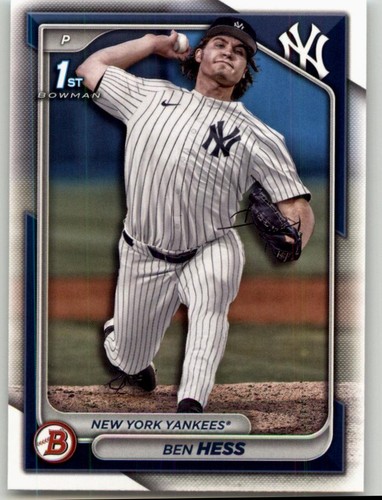 2024 Bowman Draft Ben Hess #BD-87 New York Yankees | eBay