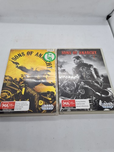 Sons of Anarchy - Seasons 1 & 2 DVD Sets VGC 8 DISC ALL UP COLLECTION ...