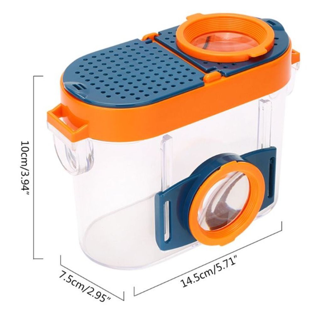 Plastic Insect Box Magnifier Insect Catcher Cage Insect Learning ...