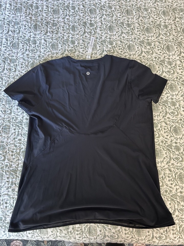 Lululemon Black Workout Shirt Size 12 | eBay