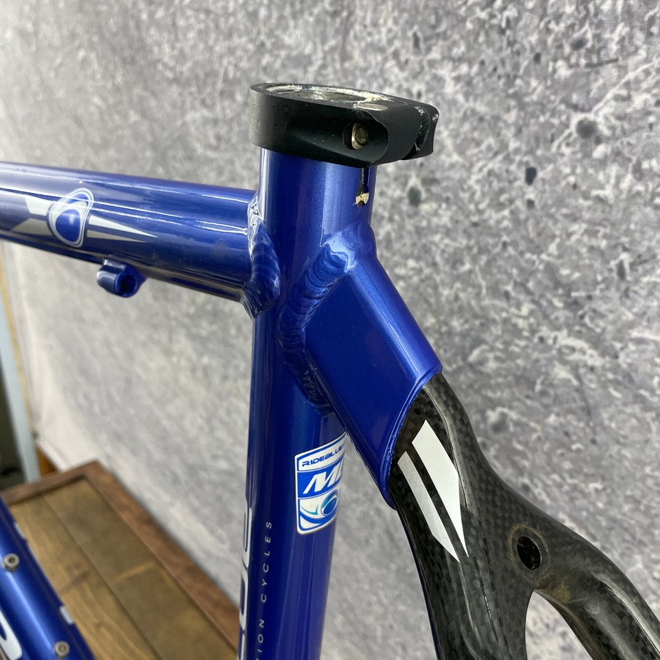 Blue RC.5al Frame Set 49 cm Small Carbon Fiber Stays 700c 130 Ding Road ...