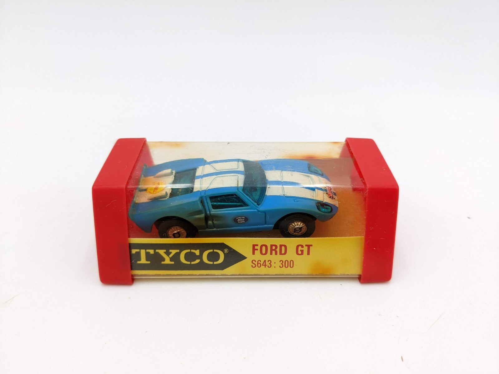 Tyco S - Blue Ford GT With Case - HO Slot Car - S643 VG/EX Time Capsule ...