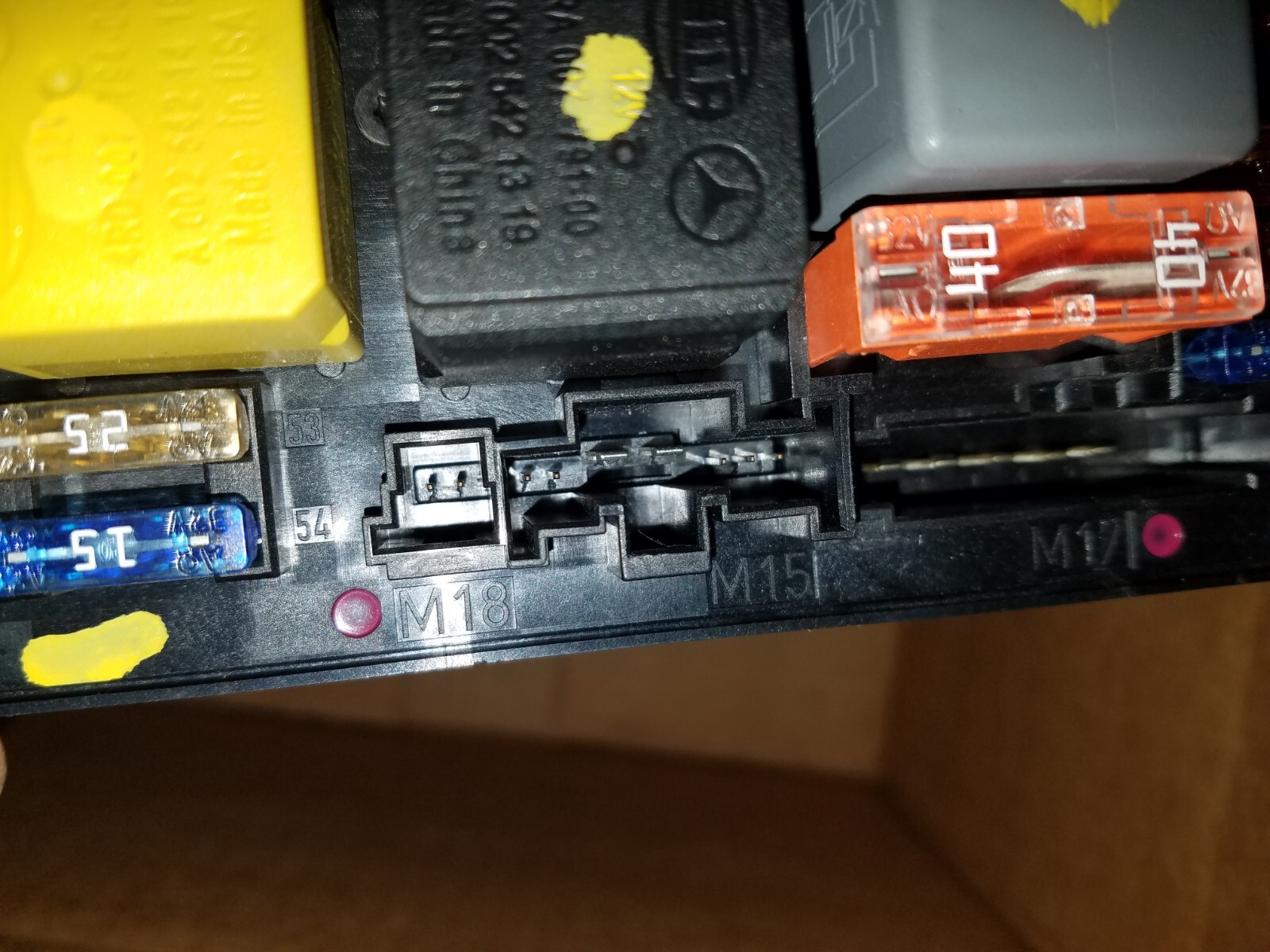 2001-2009 MERCEDES W203 C230 C280 CLK350 FRONT SAM FUSE BOX RELAY ...