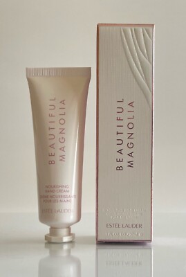 Estee Lauder BEAUTIFUL MAGNOLIA Perfume Nourishing Hand Cream 1 oz MANI ...