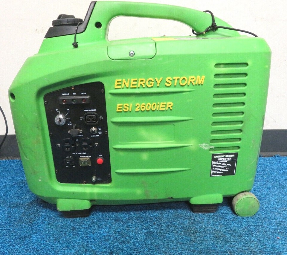Inverter Generator Energy Storm 280/600 Watt Gasoline Power | eBay