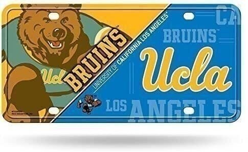 UCLA Bruins Metal Auto Tag License Plate, Split Design, 12x6 Inch | eBay