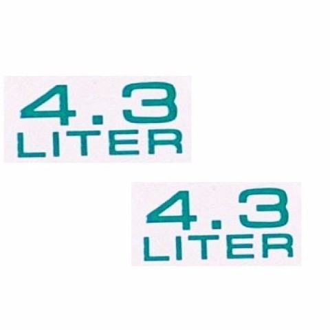 Bayliner Boat Decal Stickers | 4.3 Liter Teal Colored (Pair) | eBay