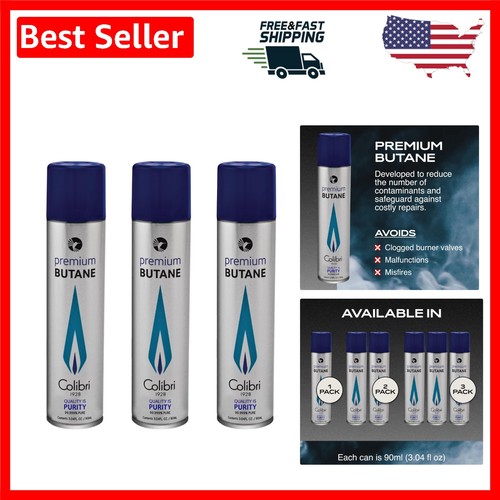 Butane Refills - 99.999% Pure, 90ml Each, Ideal for Lighters | eBay