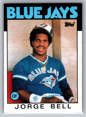 1986 Topps Jorge Bell #338 Toronto Blue Jays | eBay
