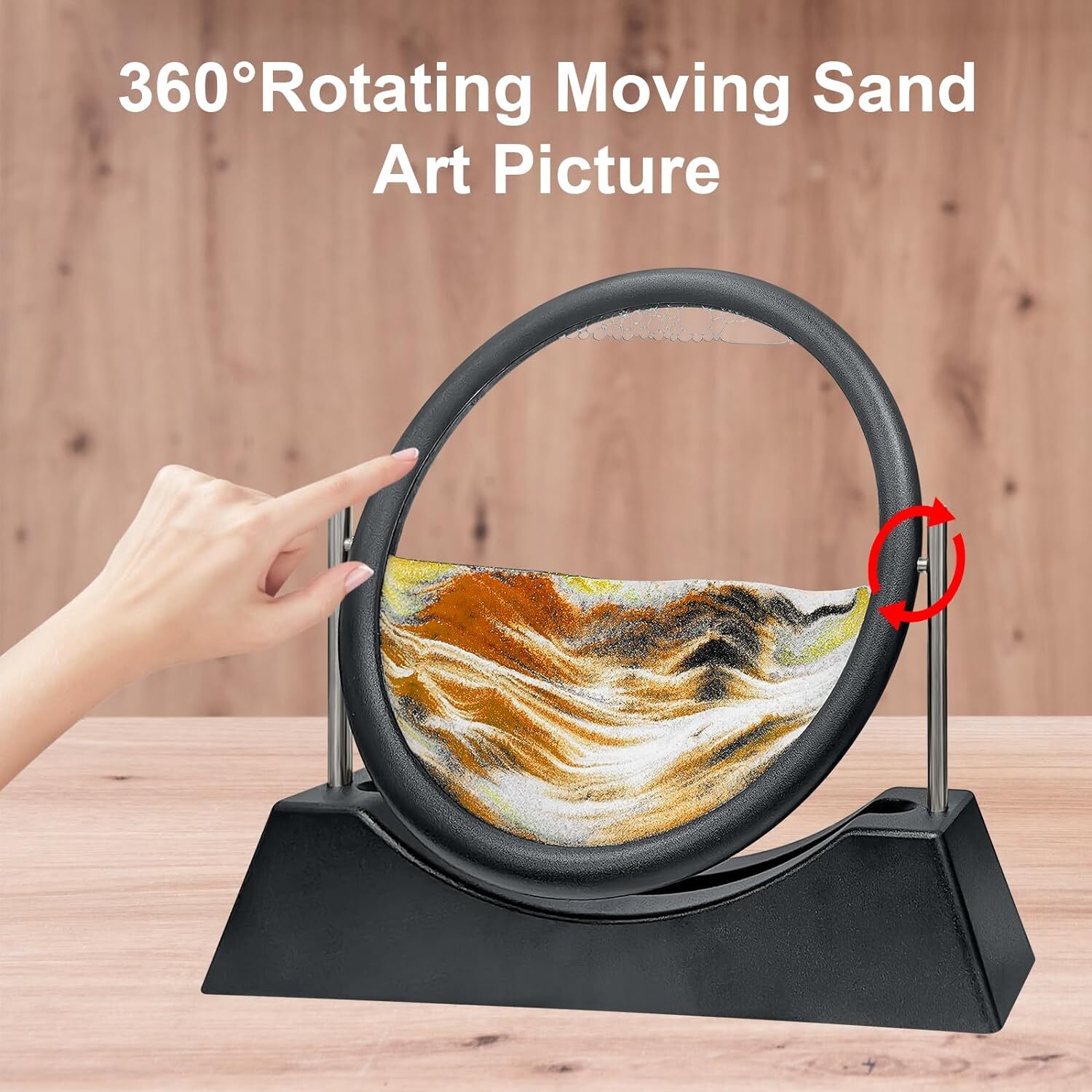 Moving Sand Art Picture 3D Dynamic Quicksand Painting Deep Sea ...