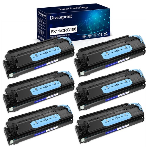 6PK FX11 Black Toner Cartridge Compatible For Canon 106 Laser Class 810 ...
