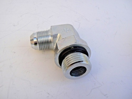 LOT OF 6 PARKER 1215 - 1-1/6X7/8 MALE O RING BOSS 90º STRAIGHT TREAD ...