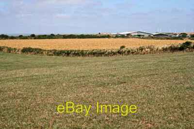 Photo 6x4 Across Fields to Sixty Acre Farm Zelah Beyond the farm ...