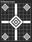 55 Shooting Targets: Classic Shooting Targets - Black, Targets ...
