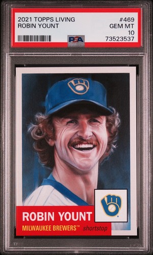 2021 Topps Living Set Robin Yount Baseball Card #469 PSA 10 Gem Mint | eBay